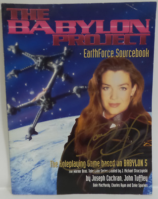 BABYLON 5 : THE BABYLON PROJECT RPG BOOK SIGNED BY CLAUDIA CHRISTIAN ...