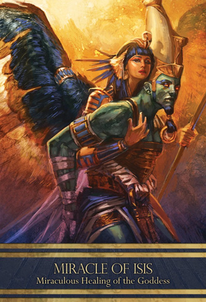 ISIS ORACLE CARDS DECK ALANA FAIRCHILD ESOTERIC TELLING BLUE ANGEL NEW ...