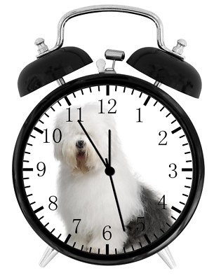Old English Sheepdog Alarm Desk Clock Nice For Decor or Gifts F138 | eBay