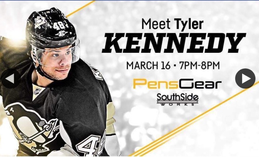 Tyler Kennedy Signed 8x10 Photo Pittsburgh Penguins 09 Stanley Cup ...