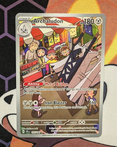 Archaludon - 155/142 Illustration Rare Stellar Crown Pokemon TCG | eBay