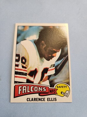 CLARENCE ELLIS 1975 TOPPS #18 FALCONS SAFETY | eBay