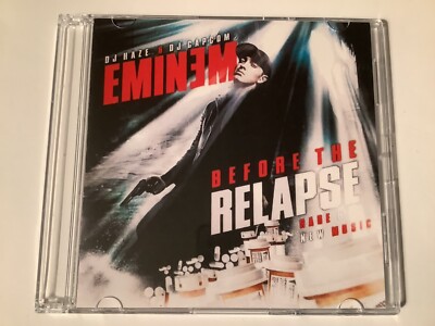 Eminem - Before the Relapse CD Rare Promo 2008 Mixtape shady dj haze dj ...