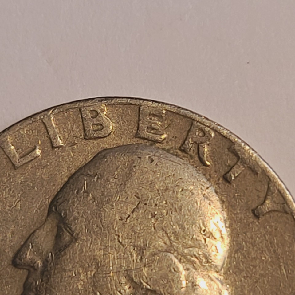 1965 Quarter No Mint Mark Error- Fine Coin- Letters On Edge-Rare C007 ...