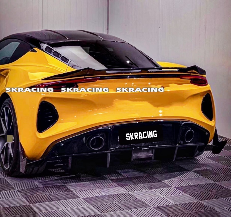 Fit For 2023-2025 Lotus Emira NEW Style Gloss Black Rear Trunk Lid ...