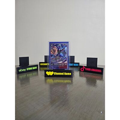 Custom Trading Card Stand - Pokemon MTG Sports Cards Slab Display Stand ...