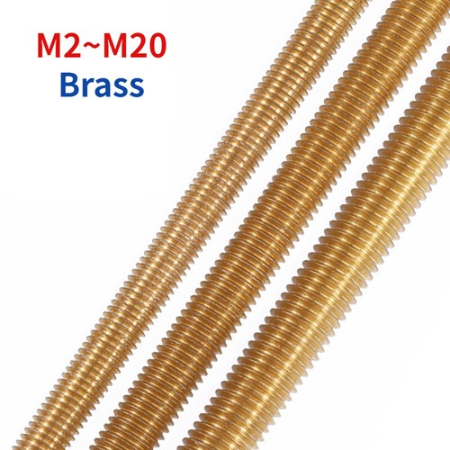 Brass Threaded Rod Screw Select the Size M2-M20 and Length | eBay