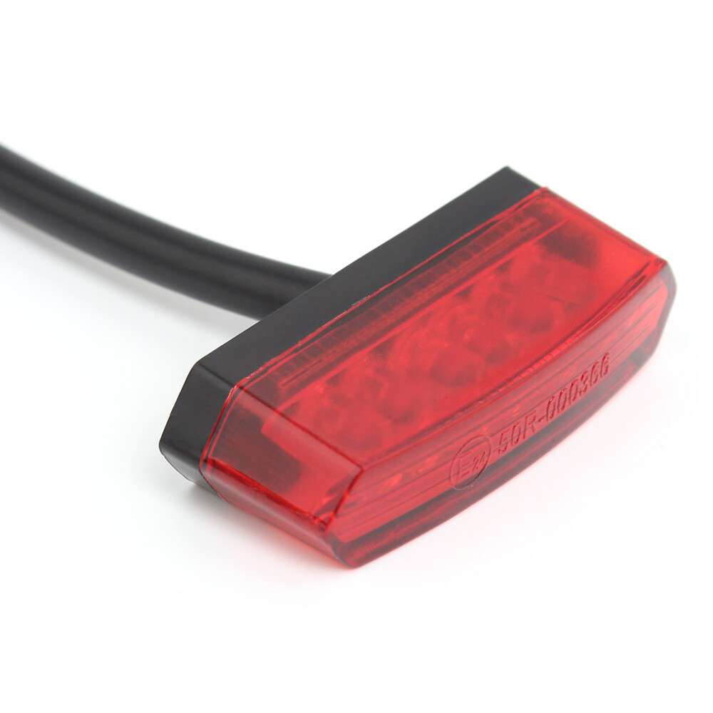 12V 6 LED Motorcycle Tail Light Bike Mini Rear Running Stop Brake ...