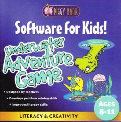 Underwater Adventure Game PC CD kids explore ocean marine biologist ...