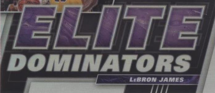 2019-20 Panini Donruss Optic - Elite Dominators LeBron James #19 Holo ...