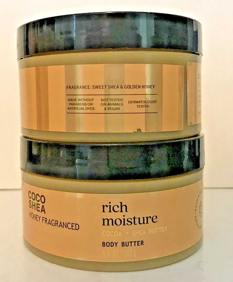Coco Shea Honey Fragranced Body Butter Intense Moisture Cream Bath Body ...