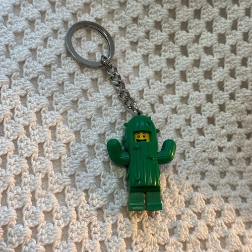 LEGO 853904 Cactus Boy Key Chain Key Ring Minifigure Green EUC | eBay