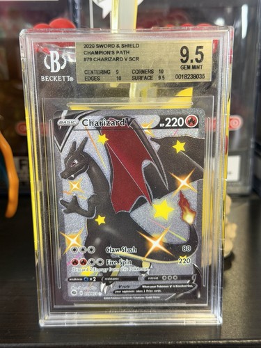 POKEMON Champions Path CHARIZARD V SHINY SCR 79/73 BGS 9.5 GEM MINT | eBay