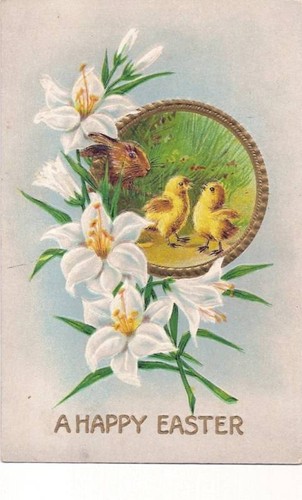 Samson Brothers Bunny Rabbit Chick Easter Postcard Series S357 | eBay