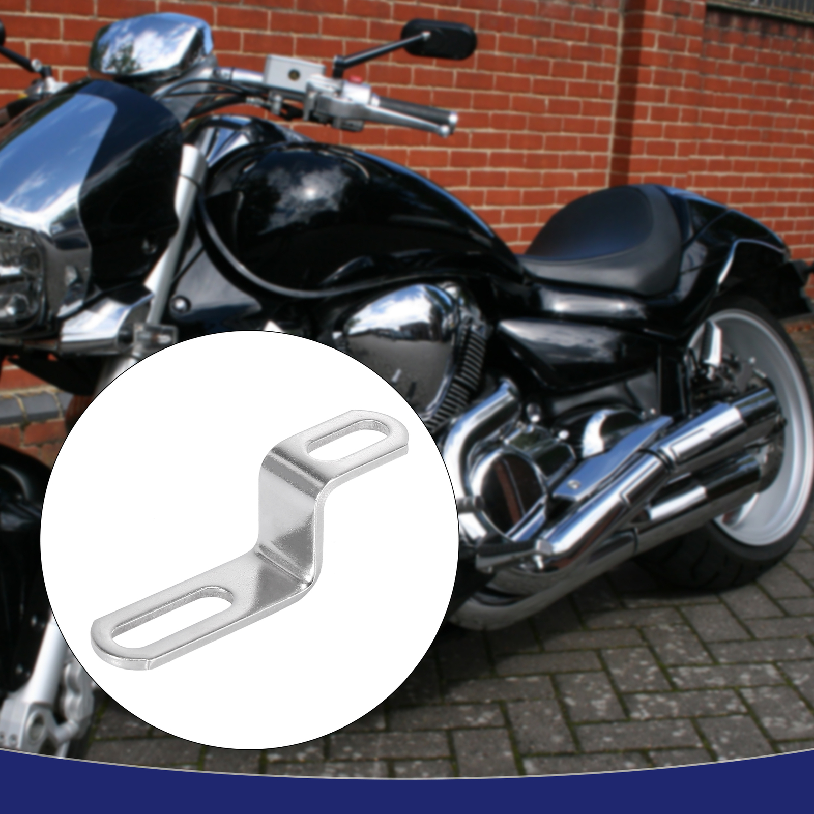 20mm 30mm 0.8" 1.18" Motorcycle Exhaust Pipe Bracket Z Shape Mounting ...