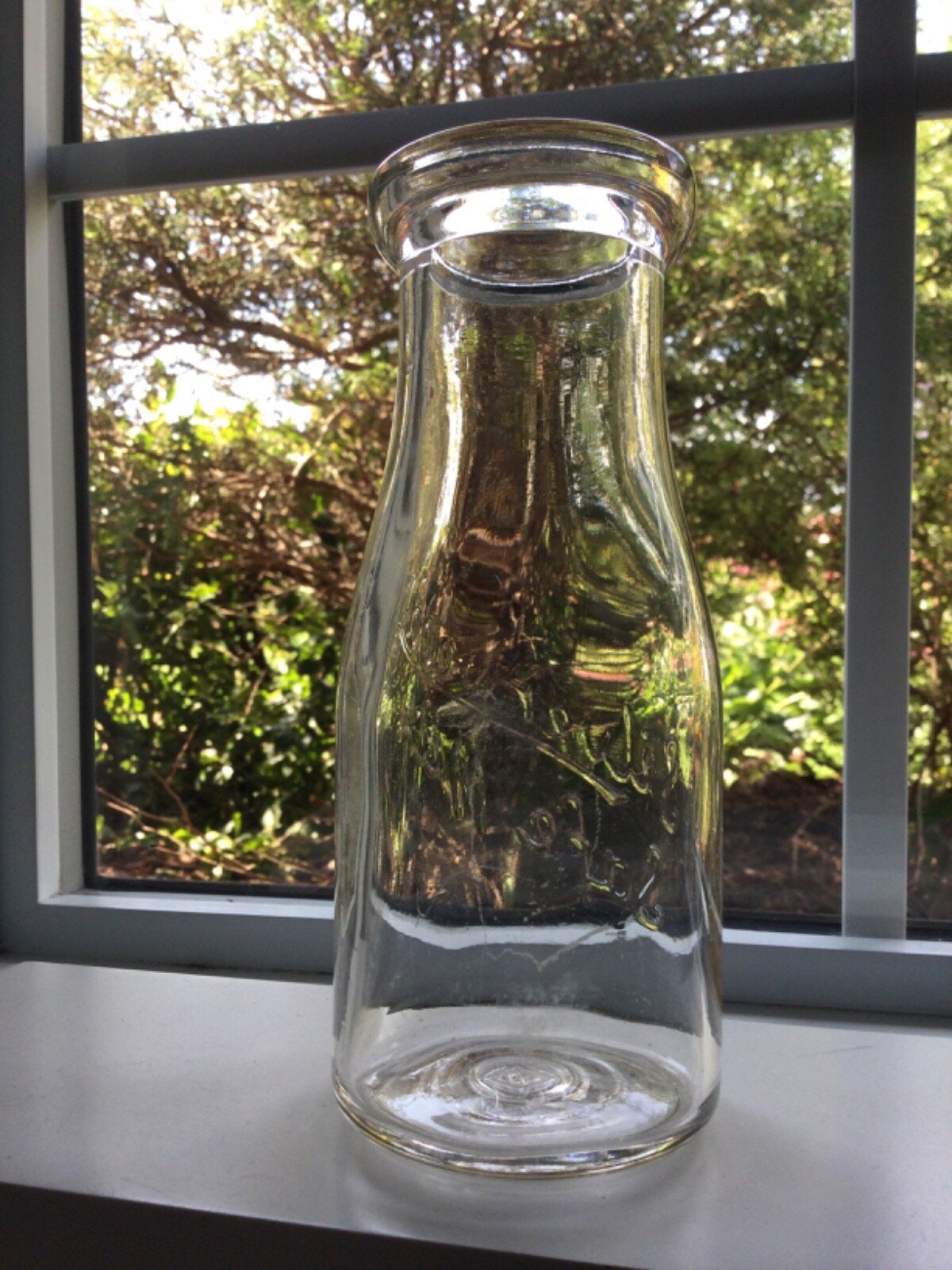 1/2 Pint Embossed SILVERWOOD'S SAFE MILK Dairy Bottle | eBay