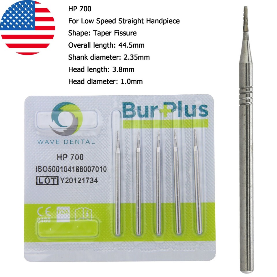 WAVE Dental Carbide Burs Surgical Straight Handpiece Burs HP 557 702 ...
