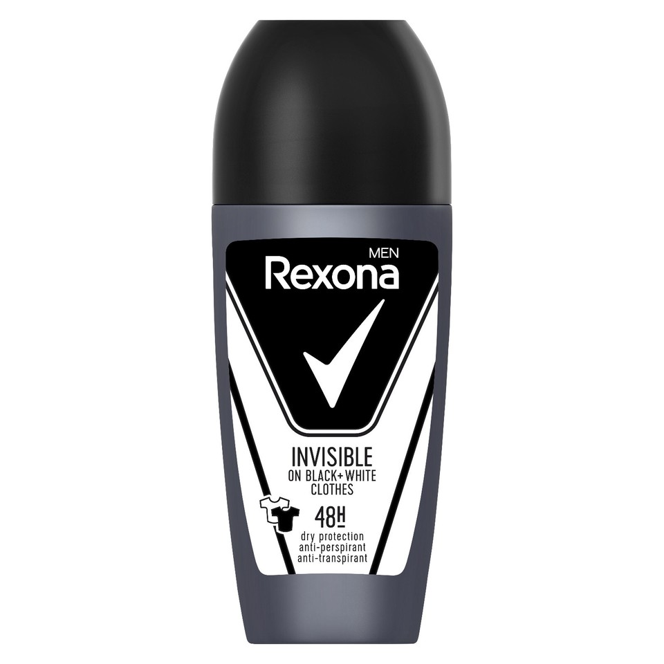 5 REXONA MEN INVISIBLE 48h Dry Anti Marks Protection Roll On Deodorant ...