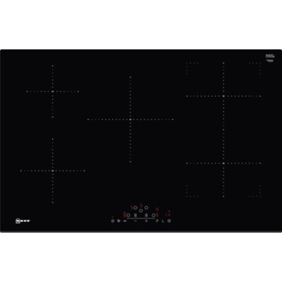 NEFF T48FD23X2 N70 80cm 5 Burners Combi Induction Hob Touch Control ...