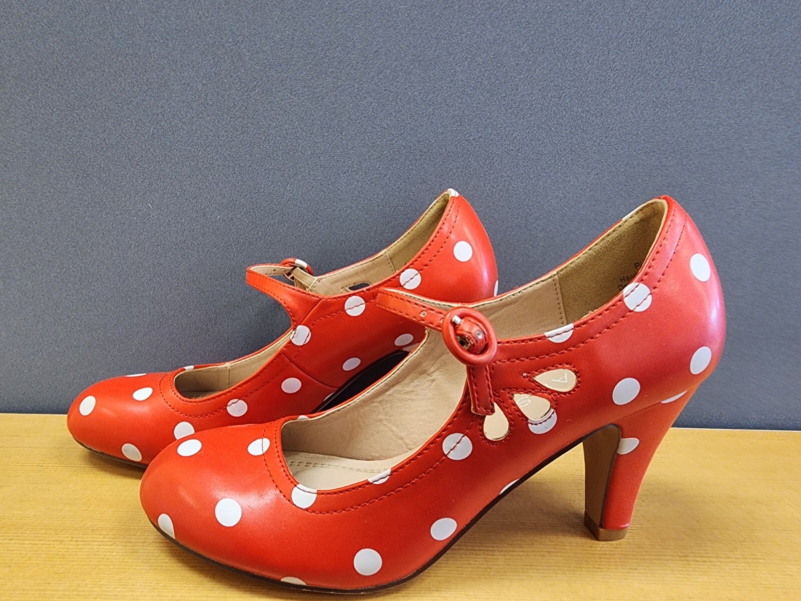 J. Adams Pixie Mary Jane Pumps Retro Vintage Heels Co… - Gem