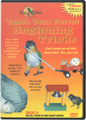 Teach Your Parrot Beginning Tricks DVD Volume 2 - Fantastic Performing ...