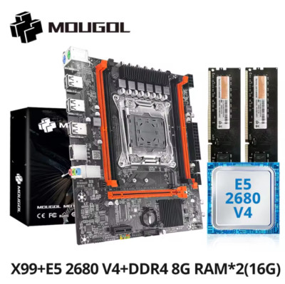 Motherboard CPU RAM Combo MOUGOL X99 Gaming Intel Xeon E5 DDR4 8Gx2 ...