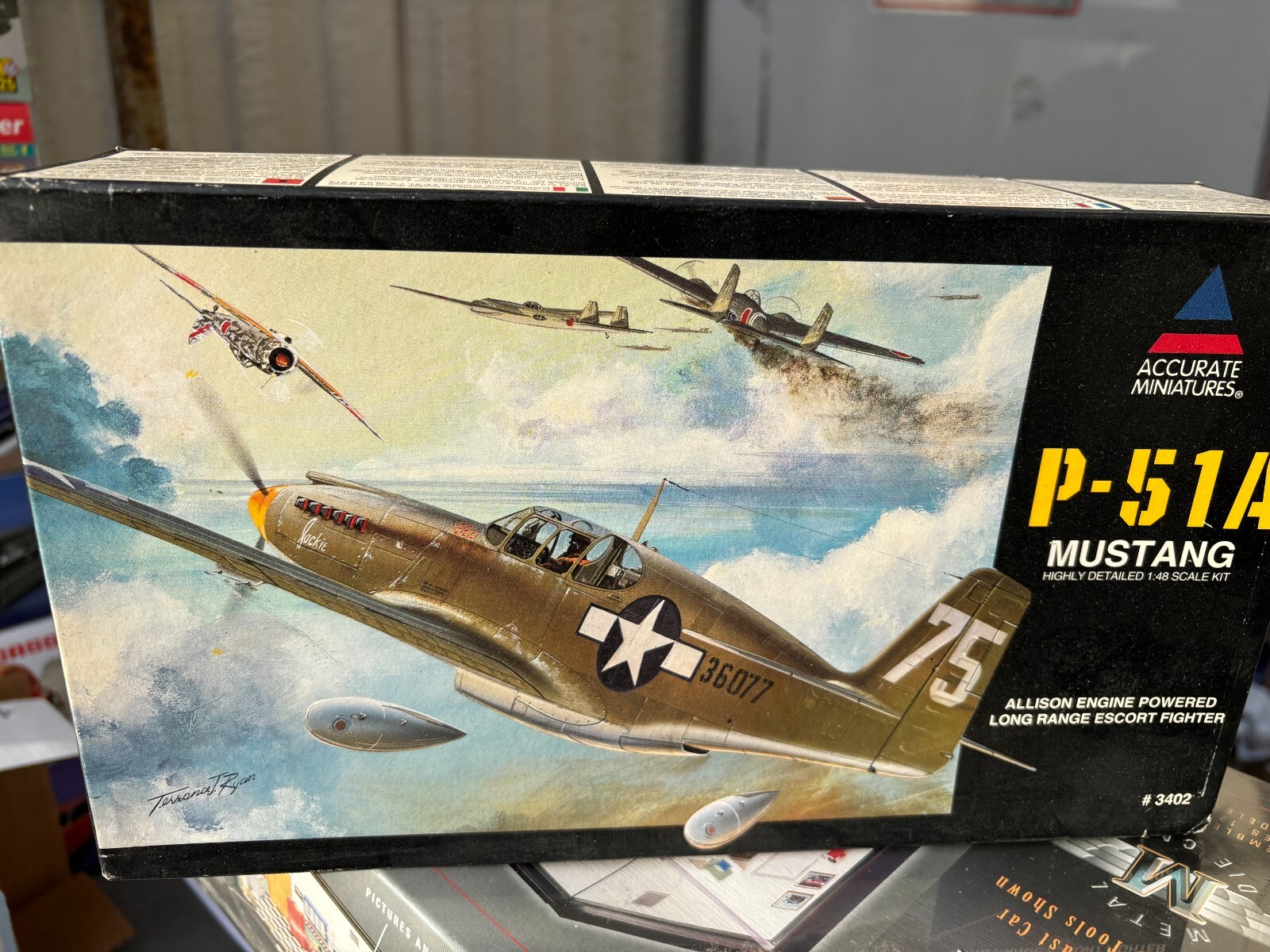 ACCURATE MINIATURES # 3402 1/48th SCALE USAF MUSTANG P-51A MODEL KIT | eBay