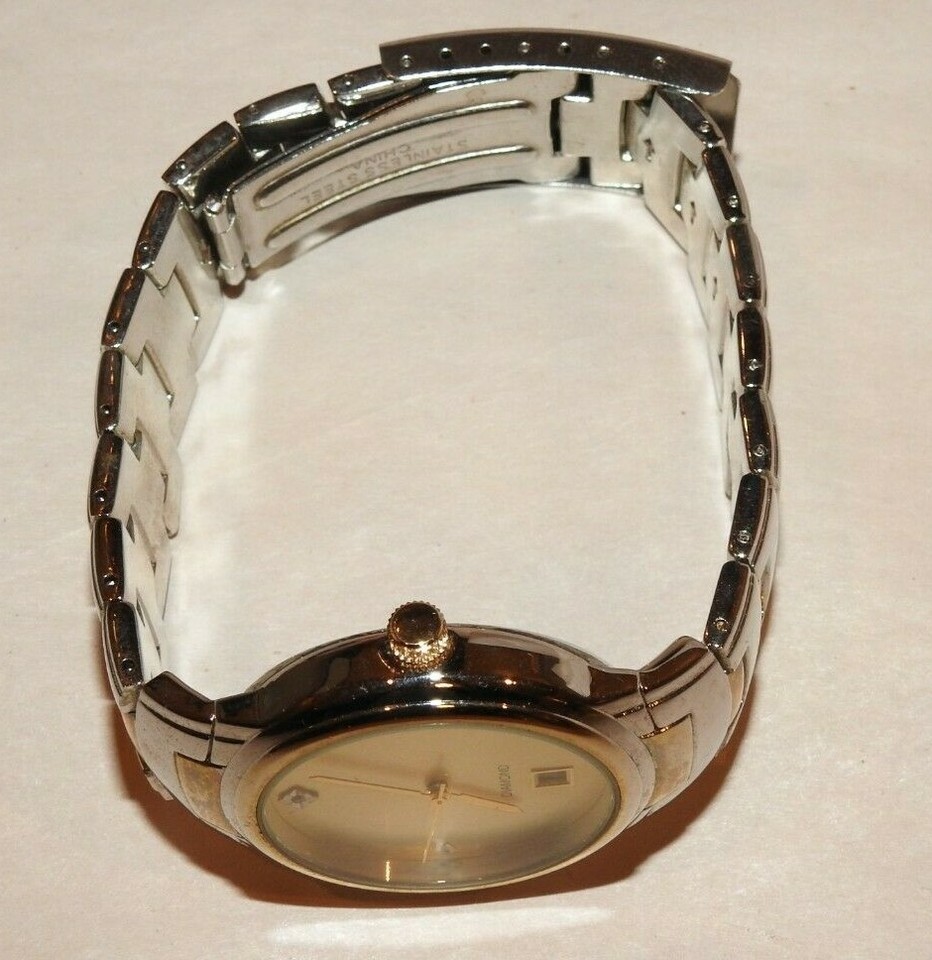 Men's Allude Watch, Date & Diamond, Japan Movement, Needs Battery | eBay