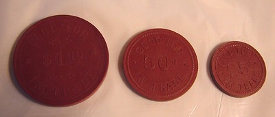 THREE VINTAGE GOLDEN GATE TOKENS SALT LAKE UTAH MORMON kdlcoins | eBay