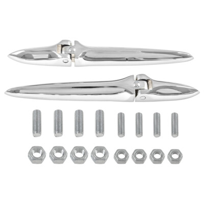 Triumph TR2 TR3 TR3A Rear Boot Hinges Chrome Classic Gold 1955-1961 ...