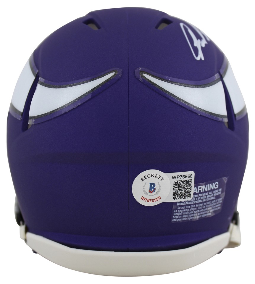 Vikings Jared Allen Authentic Signed Speed Mini Helmet Autographed BAS ...