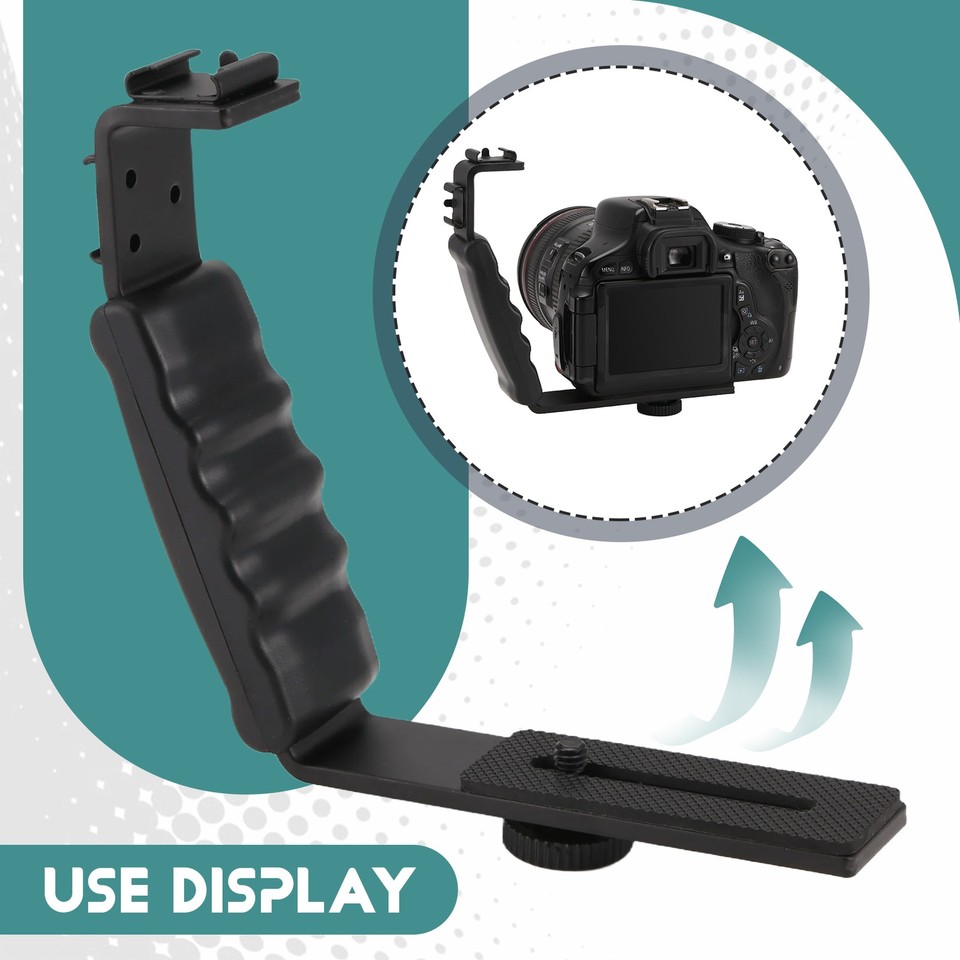 Photo Flash Video Camera Grip Handle L Handle With 2 Standard Side Hot ...