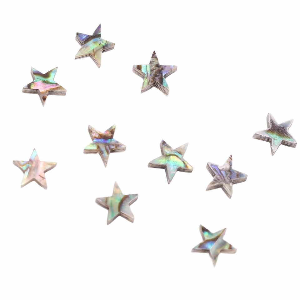 10PCS Inlay Guitar Tone Point Abalone Shell Durable Guitar Neck Decal ...