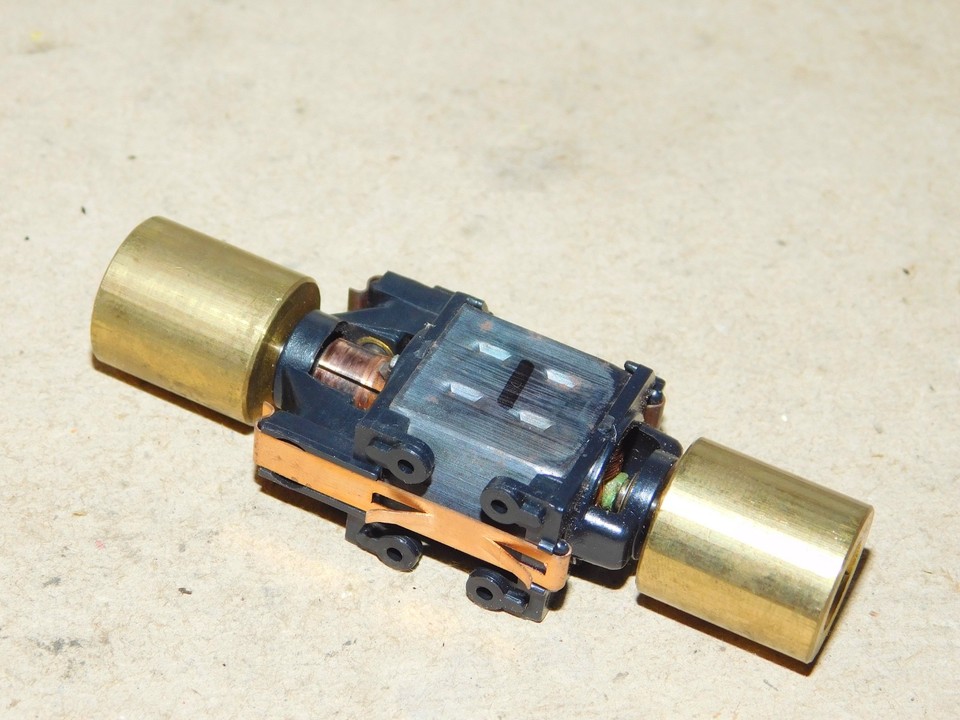 Athearn HO Parts Diesel Locomotive Motor w/ Long Brass Flywheels RUNS ...