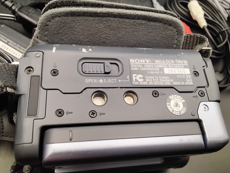 Sony Handycam Cassette Video Camcorder DCR-TRV19 Not Fully Tested | eBay