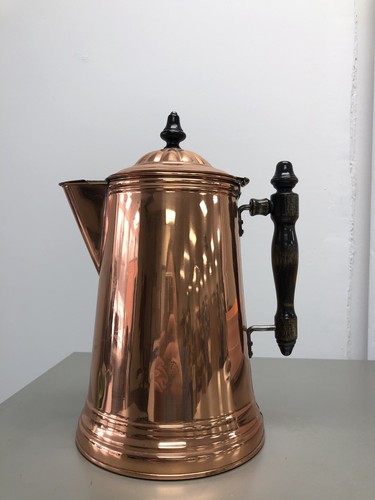 Vintage Rome Metal Ware Copper Coffee Pot/ Tea Pot Kettle Antique ...