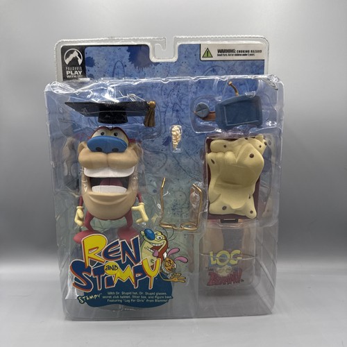 Ren & Stimpy Dr. Stupid Figure: Log For Girls, Blammo (2004, Palisades ...