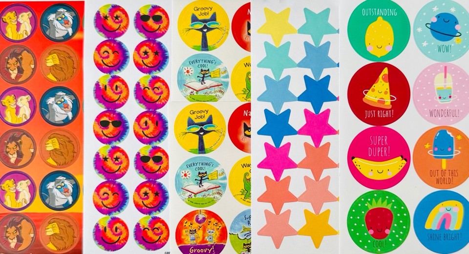 Huge Lot Stickers Kit Set Planner Craft Scrapbook Variety Of Themes ...