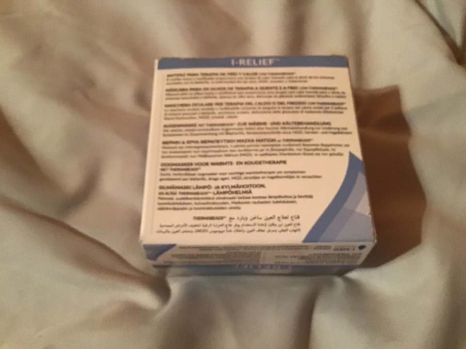 I-RELIEF hot & cold therapy eye mask new box | eBay