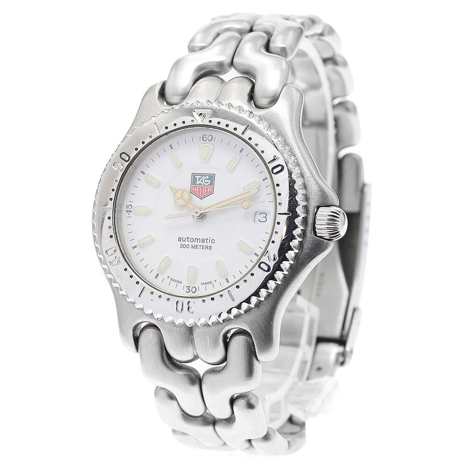 TAG HEUER S/el S89.706E Date white Dial Automatic Men's Watch_882618 | eBay