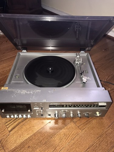 Quasar Vintage Integrated Audio System Turntable Model CS7120 Untested ...