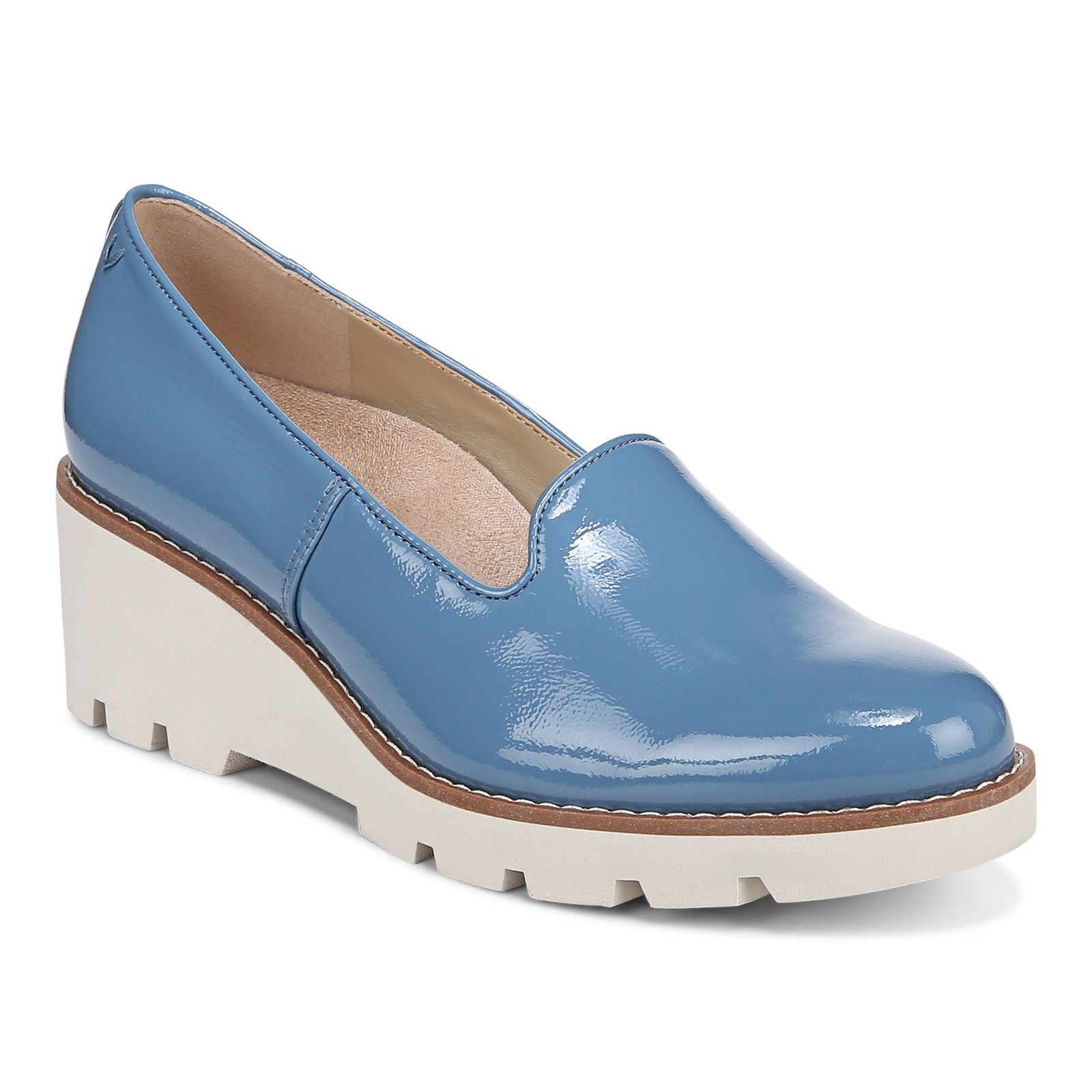 Vionic Willa Wedge Women's Slip-on Loafer Moc Wedge S Captains Blue - 7 ...