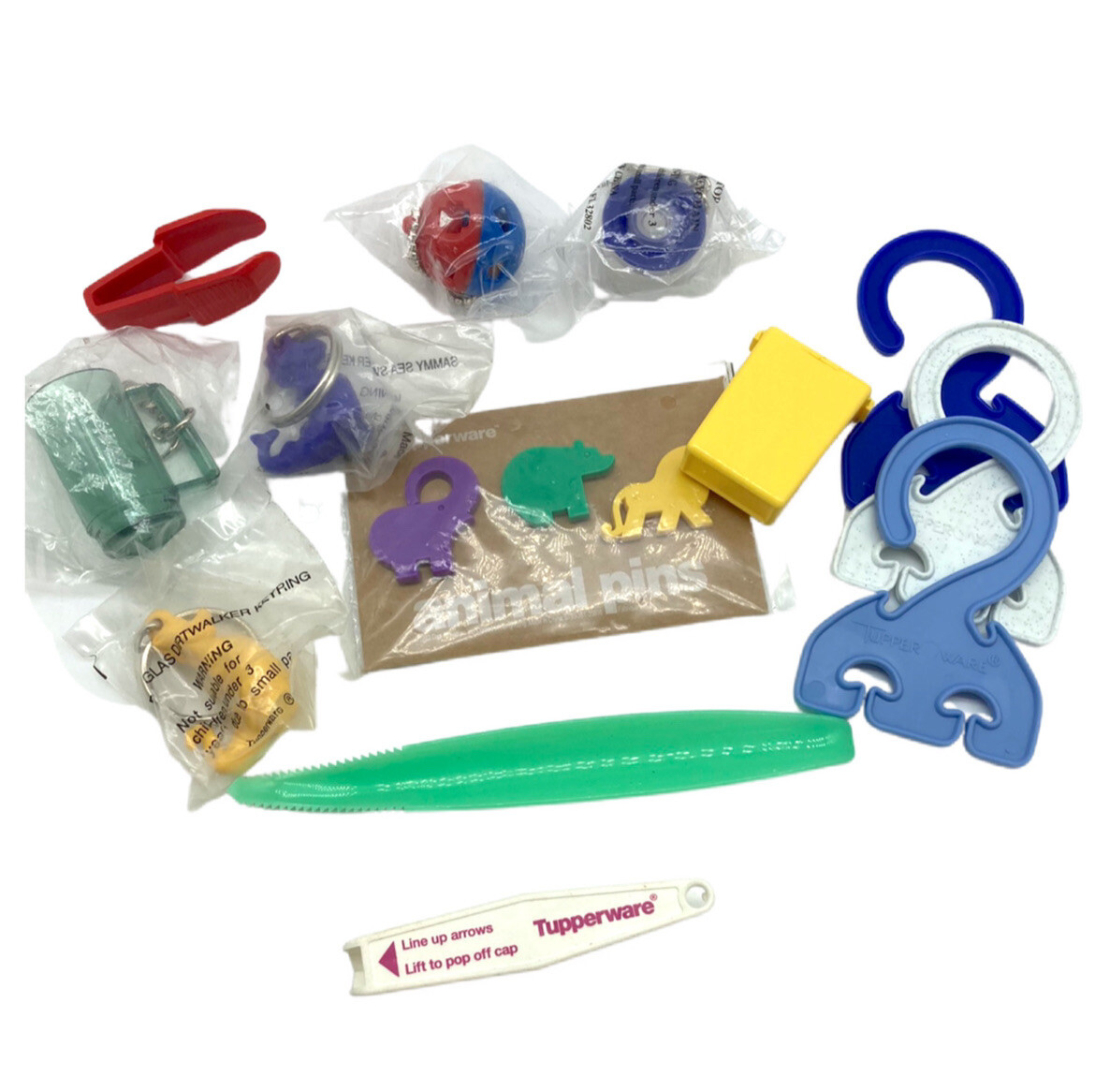 Tupperware Vintage Keychain Tiny Treasures Pocket Salt and Pepper Set ...