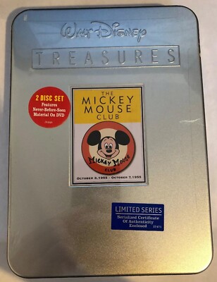 Walt Disney Treasures: Mickey Mouse Club [DVD NEW in TIN, October 3-7 ...
