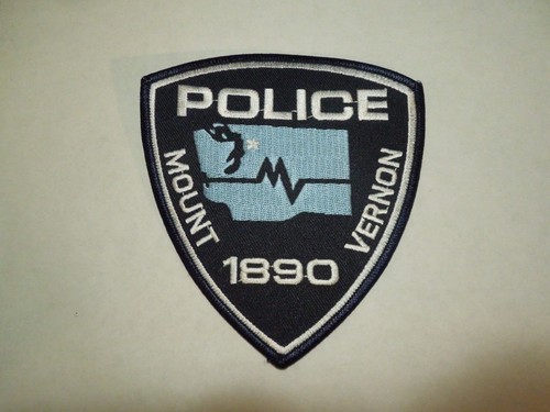Vintage Mount Vernon Police Washington State Est 1890 Iron On ...
