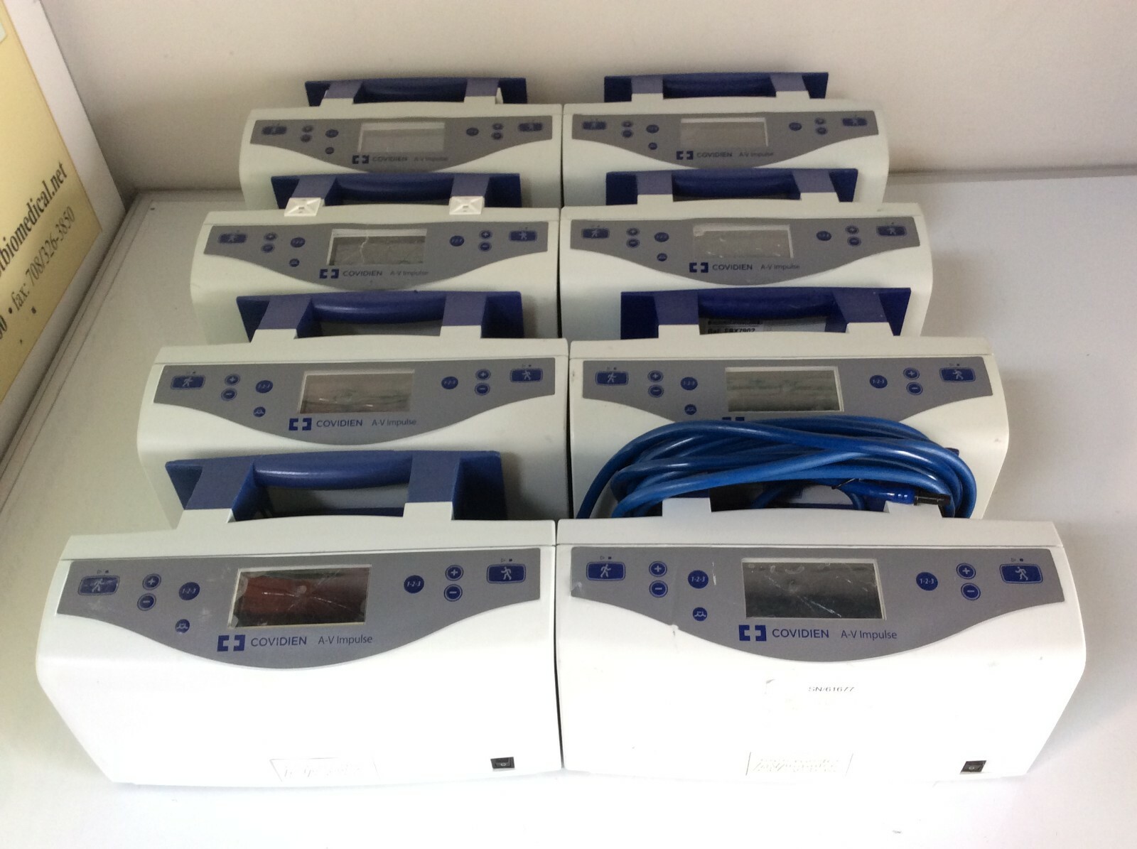 Lot of 8 USED Covidien A-V Impulse SCD Therapy Pump 6060 | eBay