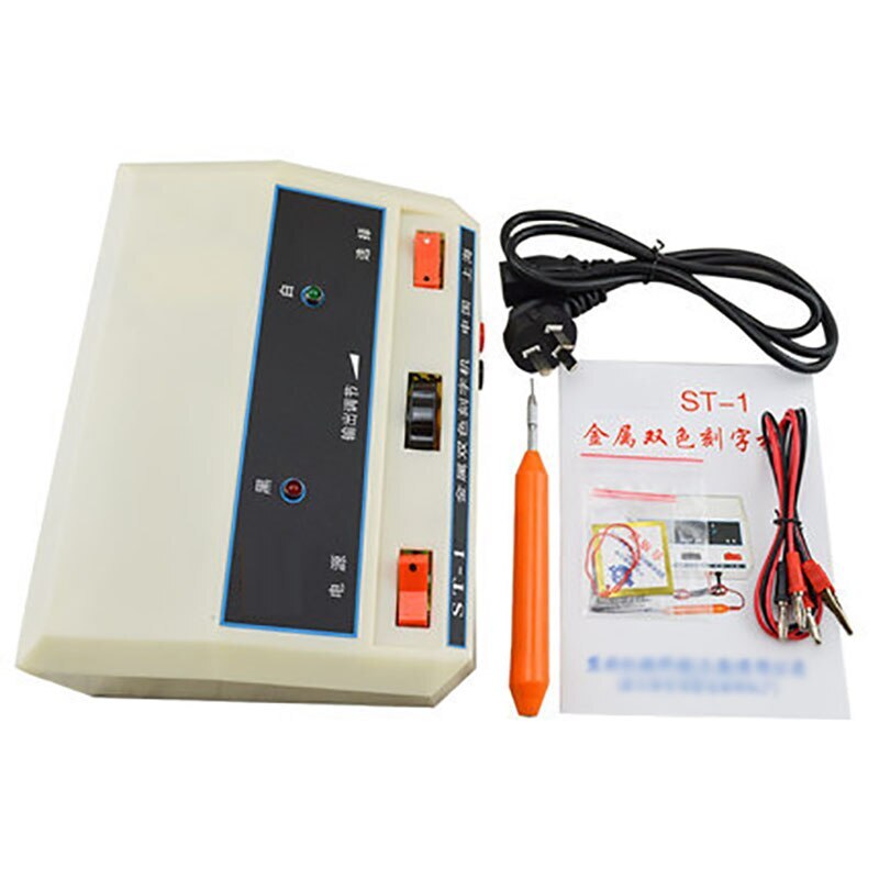 ST-1 Two-color Metal Electric Engraving Machine Engraving Pen Spark ...