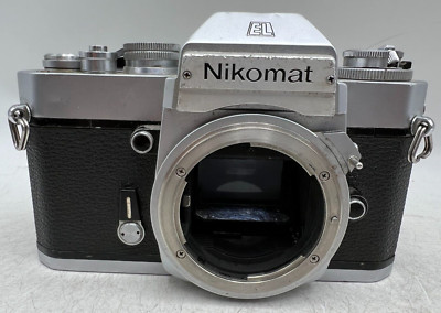 Silver Nikon Nikomat Nikkormat EL 35mm SLR Film Camera Body - Tested | eBay
