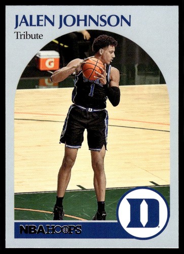 Jalen Johnson 2021 Panini Chronicles Draft Picks # 63 Hoops Retro Duke ...