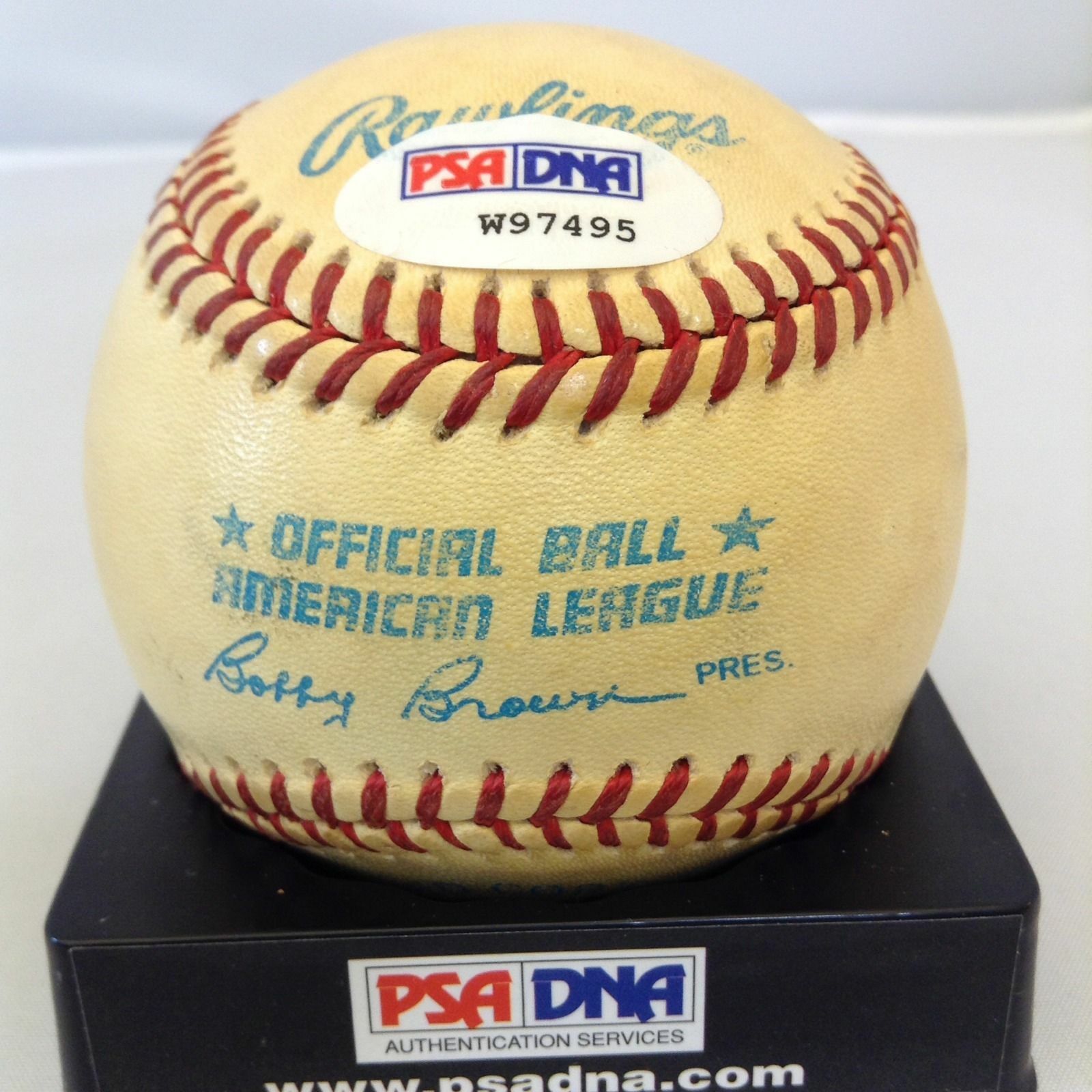 Rare Joe Cowley No Hitter Game Used Signed Inscribed Baseball Sep 19 ...